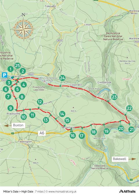 Walk maps – Monsal Trail