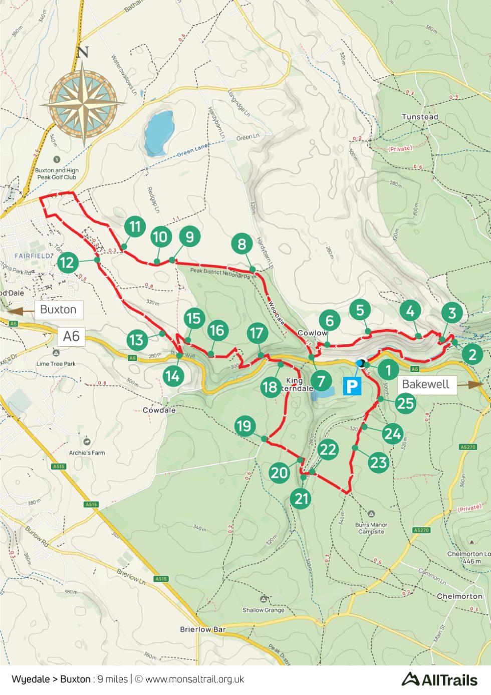 Walk maps – Monsal Trail