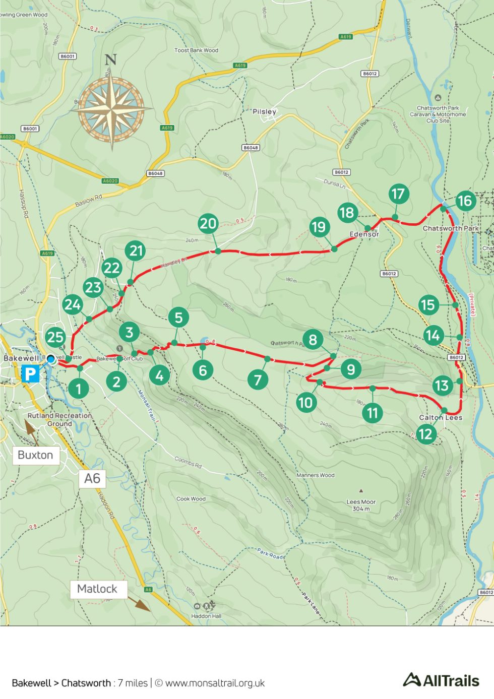 Walk maps – Monsal Trail