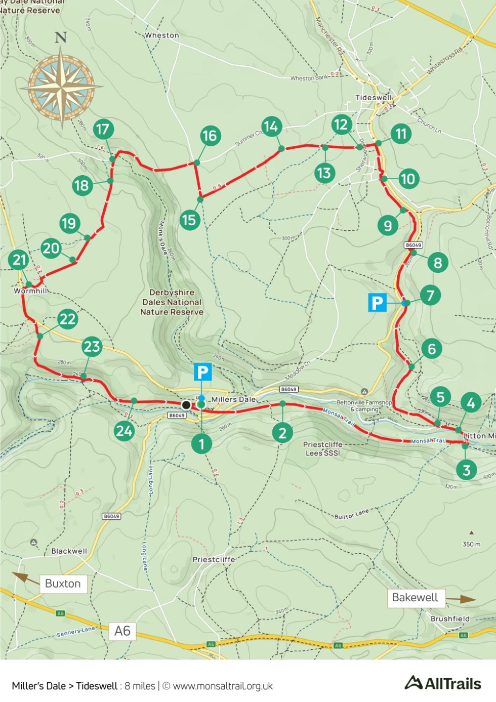 Walk maps – Monsal Trail