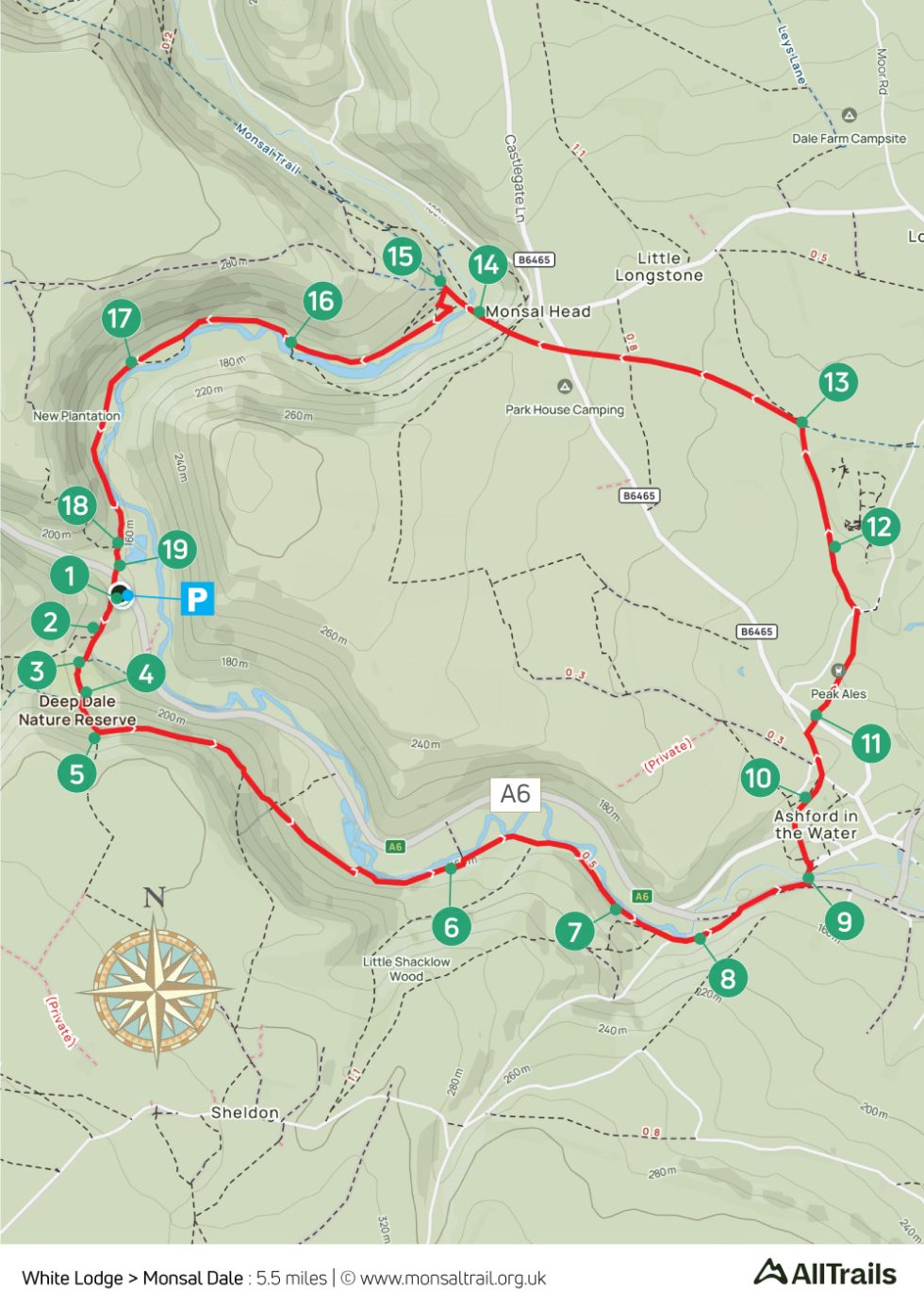 Walk maps – Monsal Trail