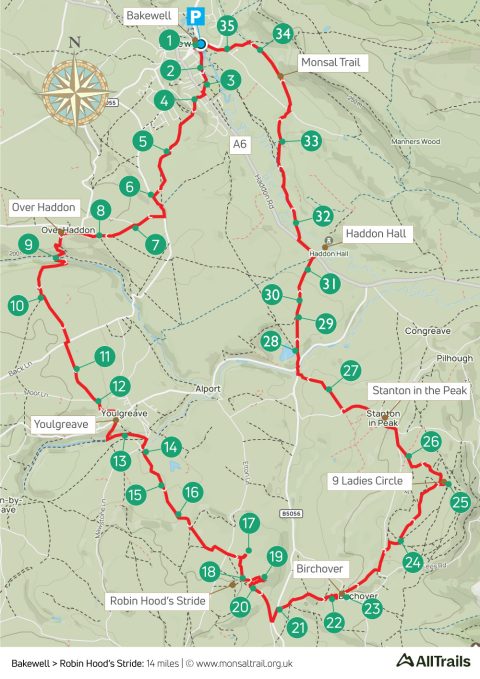 Walk maps – Monsal Trail